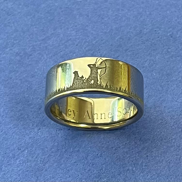 Elk Bow Hunter – Boone Titanium Rings