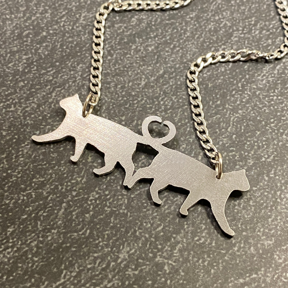 Cat Love Pendant – Boone Titanium Rings