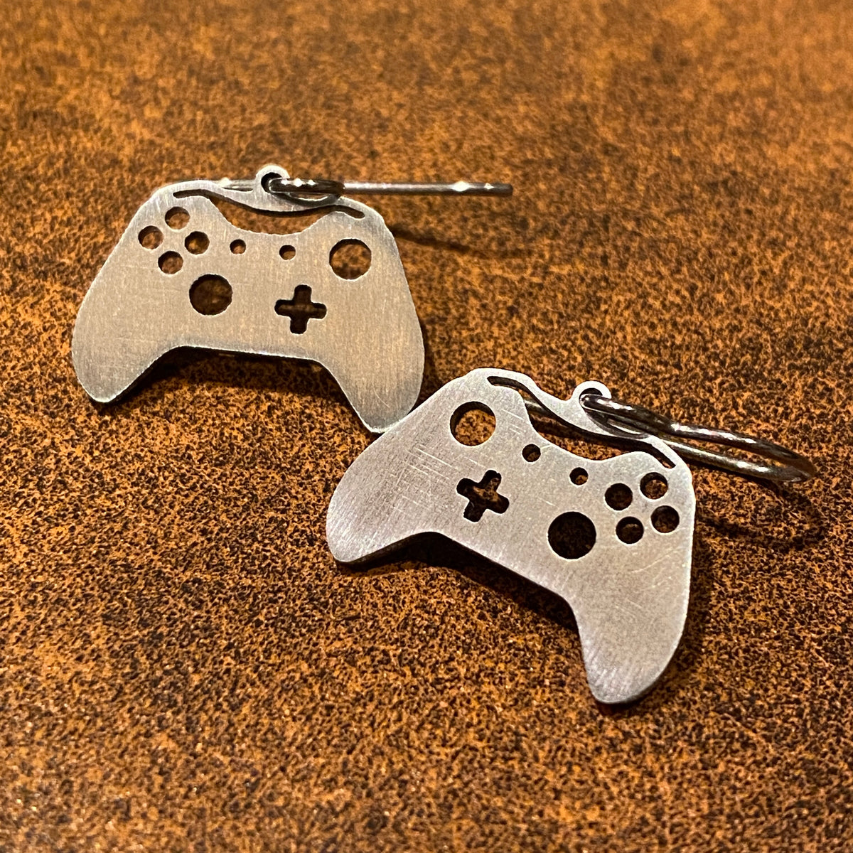 Titanium Game Controller Earrings – Boone Titanium Rings