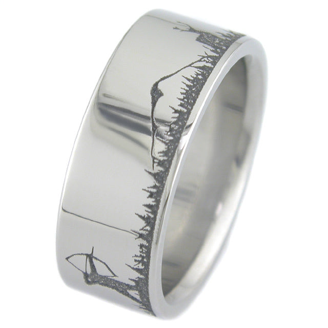 Deer Bow Hunter – Boone Titanium Rings