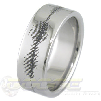 Sonic Waveform – Boone Titanium Rings