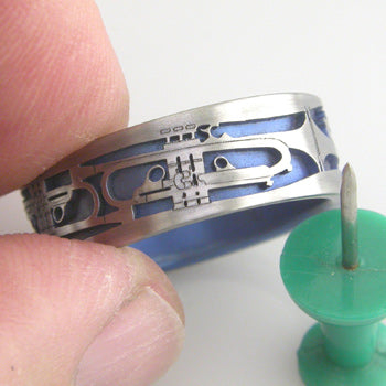 Dueling Trumpets - Summit One Version – Boone Titanium Rings