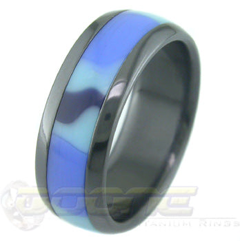 Water Camo – Boone Titanium Rings