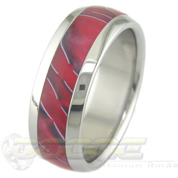 Wicked Red – Boone Titanium Rings